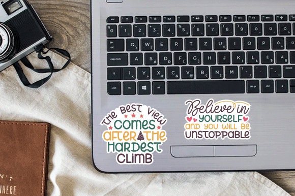 Inspirational Svg, 12 Digital Stickers Bundle, Mental Png, Cricut Svg ...
