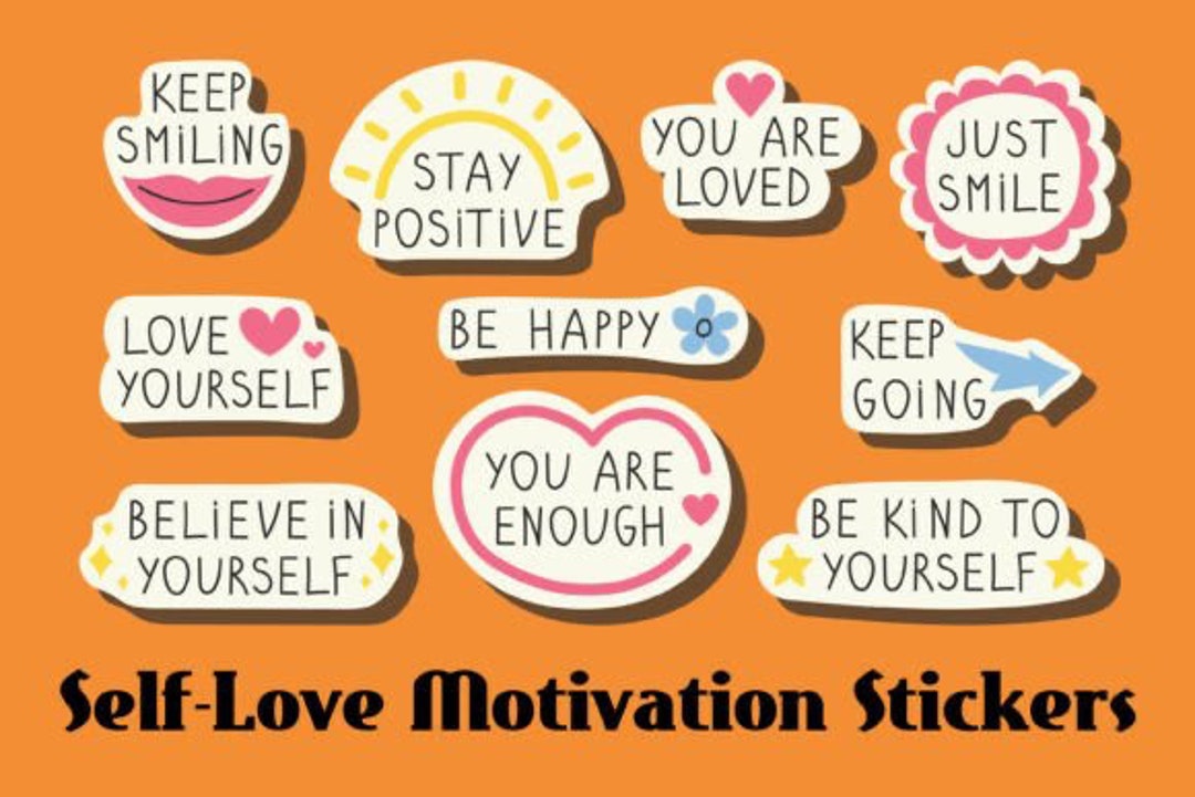 10 Stickers Self-love Motivations Stickers , Laptop Stickers Gift for ...