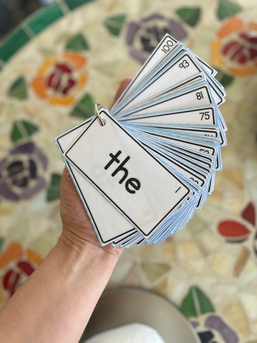 First 100 Sight Words Flash Card Flip Book - Etsy