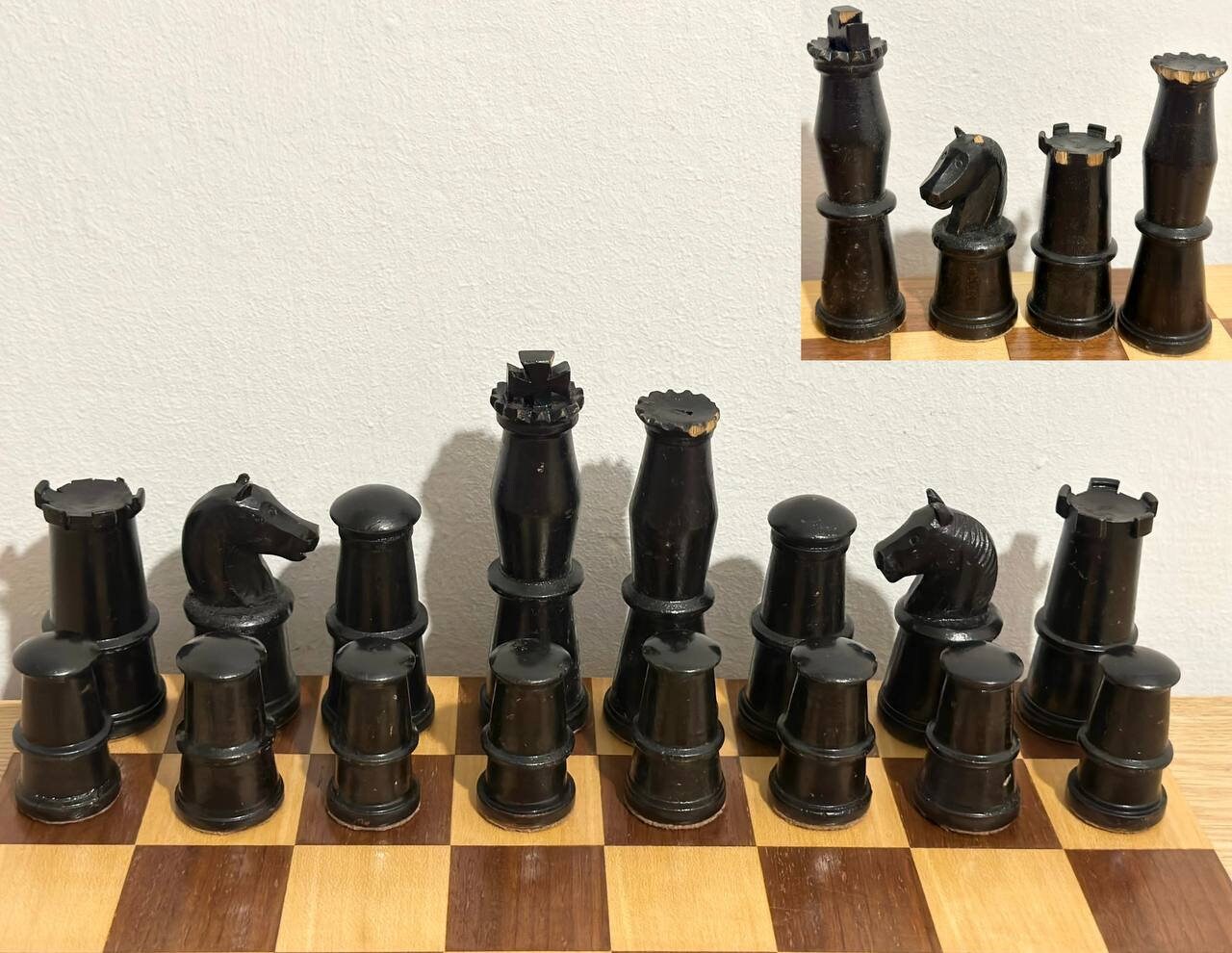 Rarest Germany Wooden Chess Set 1920s Vintage. Great Gift for Mens ...