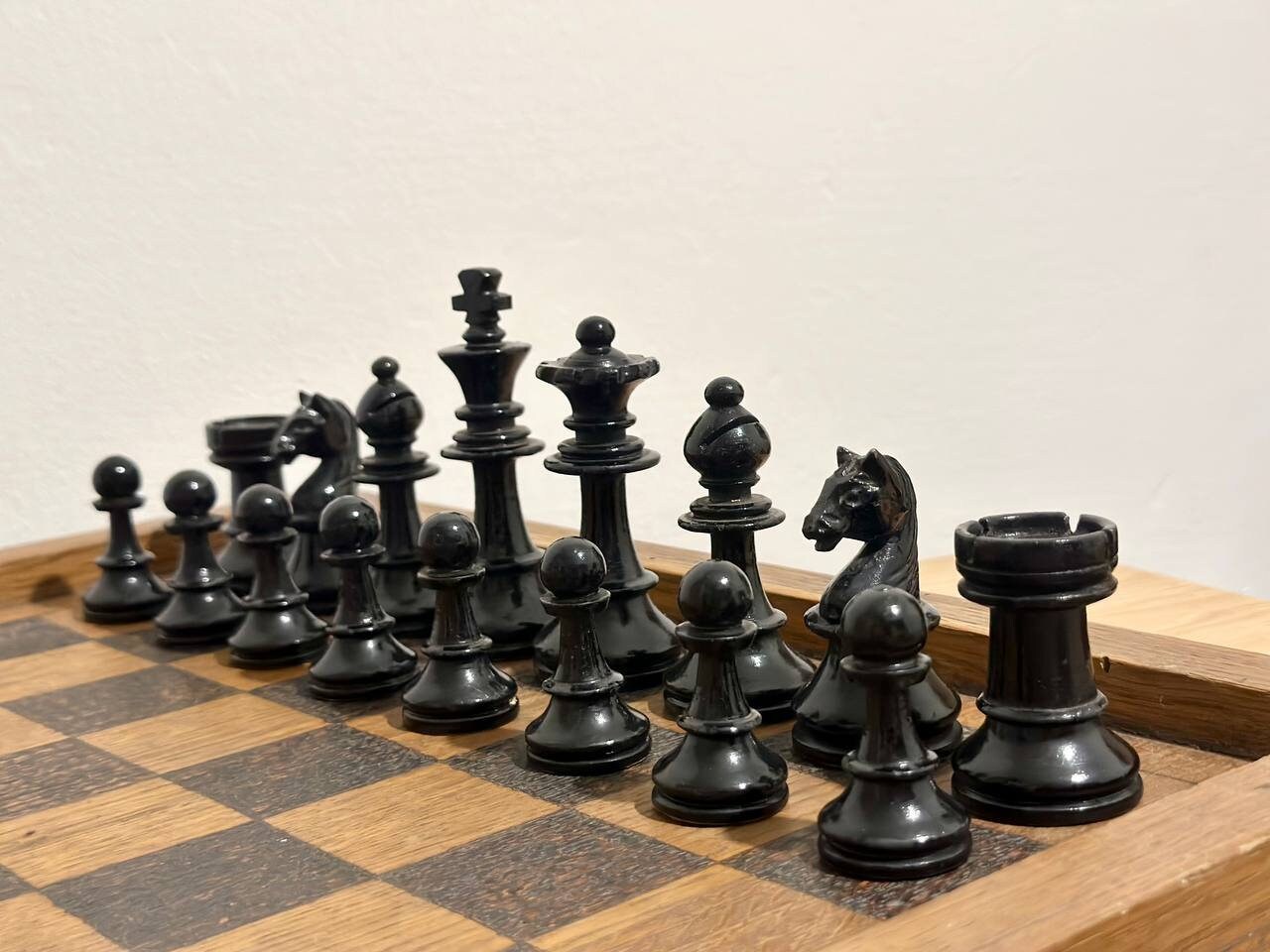 Rarest Chess Set 40s Made of Wood in Good Condition. Great Gift for ...