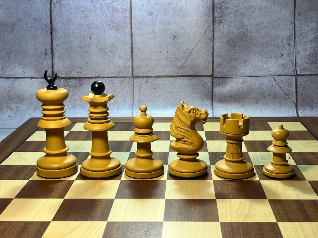 Enlarged Reproduction of the Famous Turkish Chess Set 30s Vintage ...