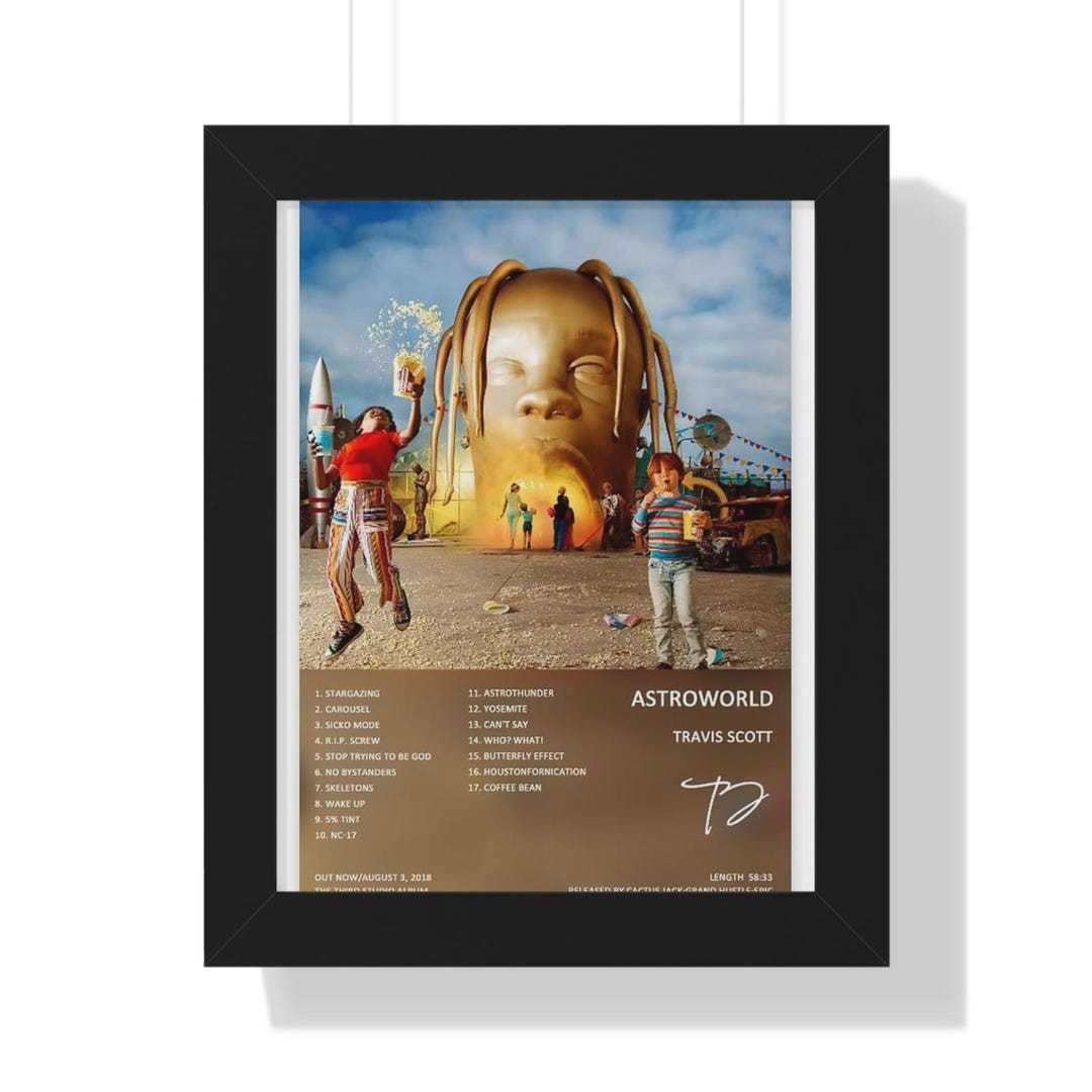 ASTROWORLD Framed Vertical Poster - Etsy
