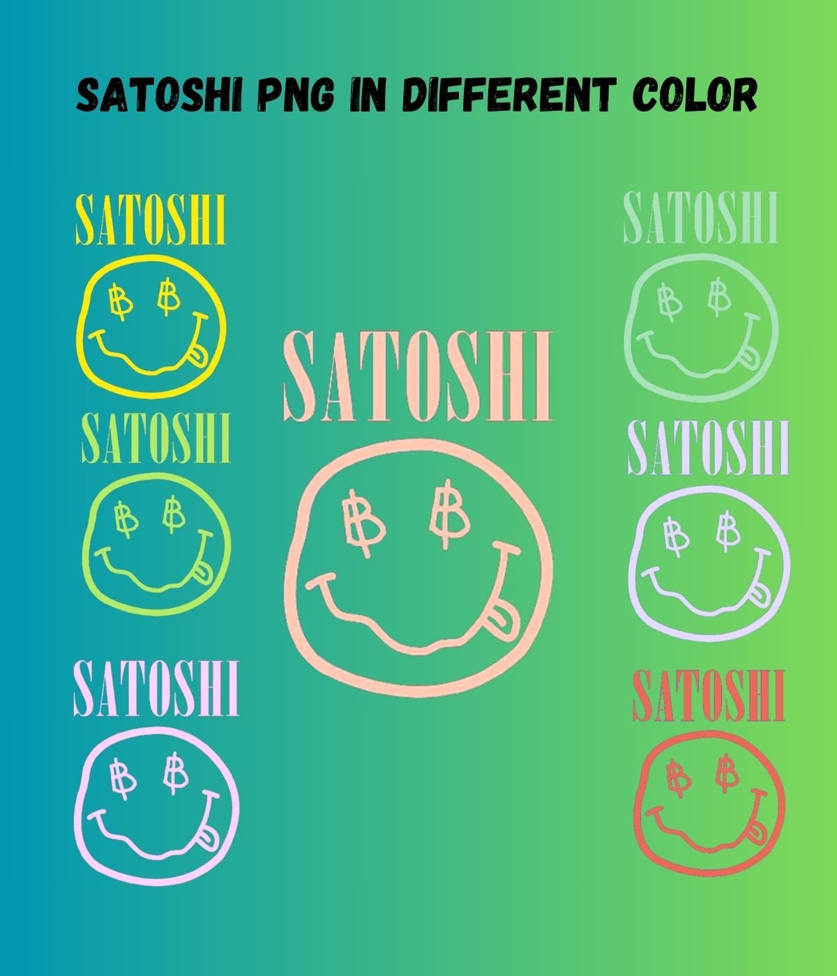 Satoshi Digital Files: SVG, PNG, Instant Download for Your Creative ...