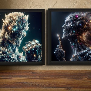 Crystal Cyborg - Etsy