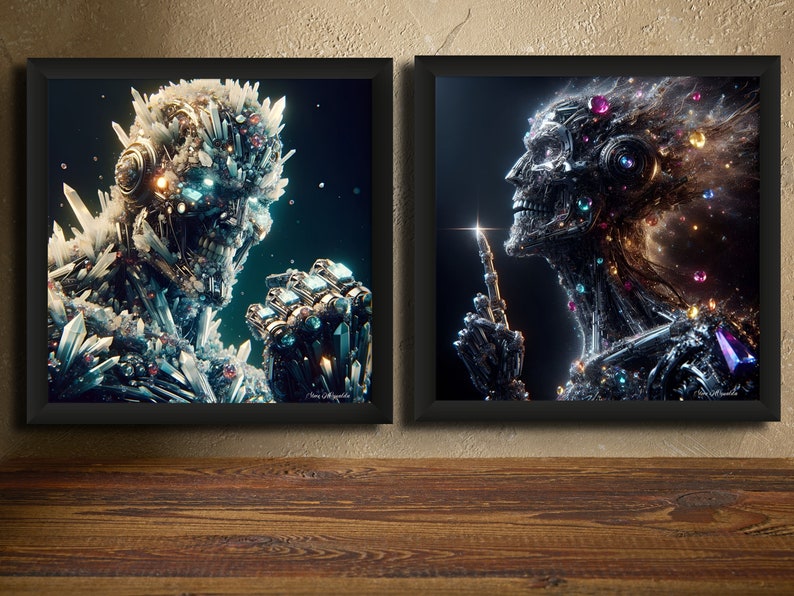 Crystal Cyborg - Etsy