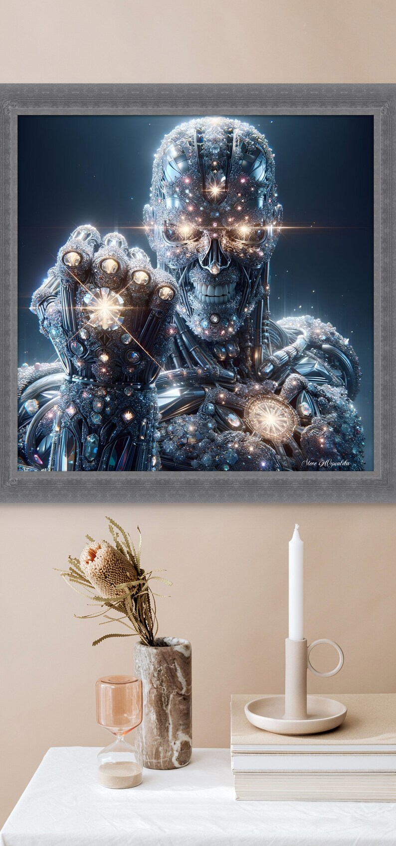 Crystal Cyborg - Etsy