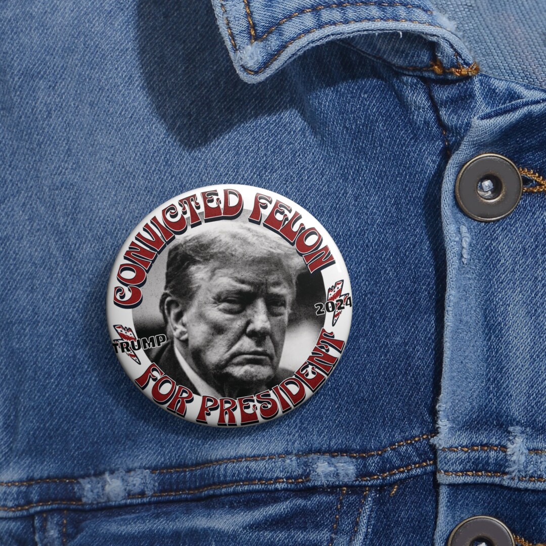 Trump for President 2024 Button Pin for MAGA Pin for Trump Supporter ...