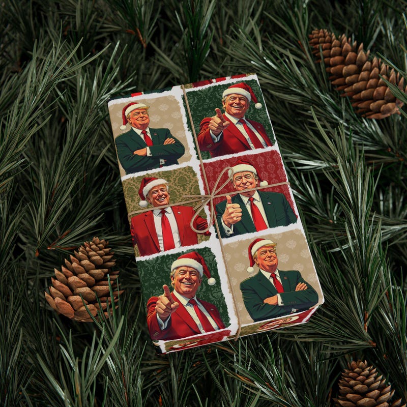 Trump Wrapping Paper - Etsy