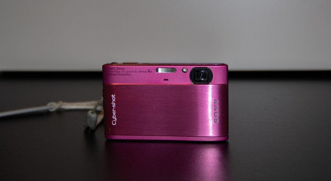 Y2K Digital Camera Sony Cybershot DSC-TX1 Pink Point and Shoot - Etsy