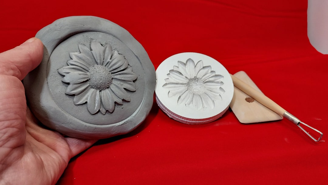 Sprig Mold, Pottery Sprig Mold, Clay Sprig Mold, Flower Mold, Flower ...