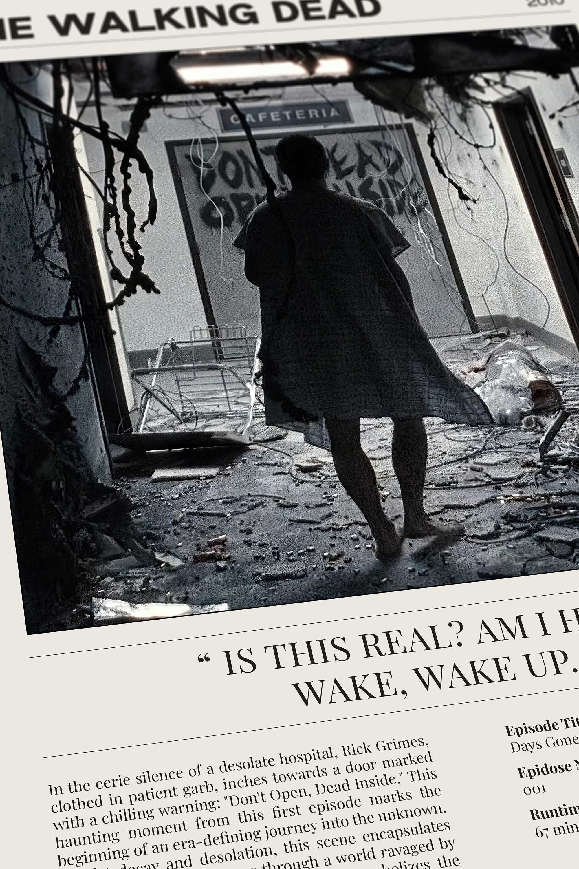 The Walking Dead | TV Show Poster | Days Gone Bye | Rick Grimes ...
