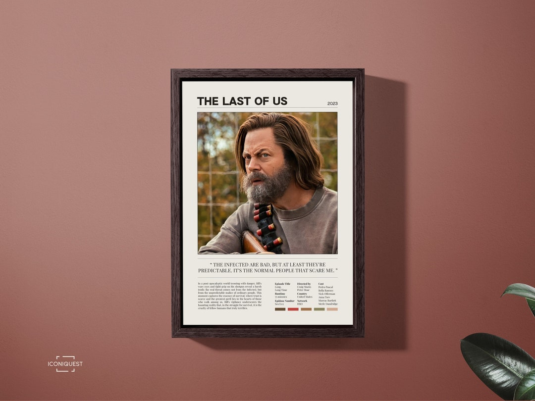 The Last of Us Poster | Nick Offerman | Pedro Pascal | Bella Ramsey ...