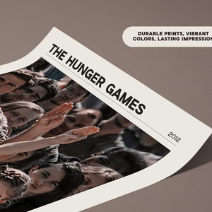 Hunger Games Poster | Iconic Three Finger Salute Scene | Vintage ...