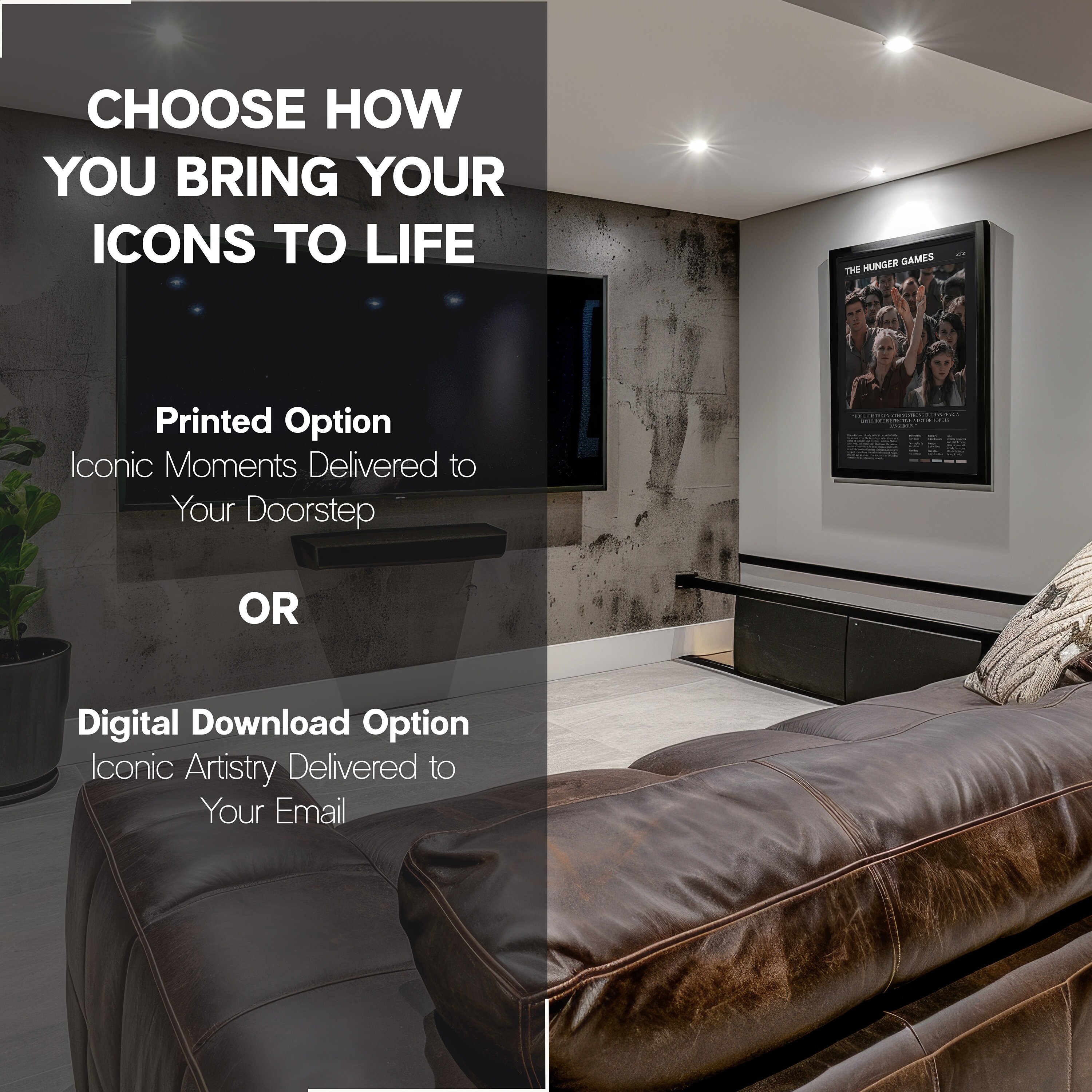 Hunger Games Poster Iconic Three Finger Salute Scene Vintage Minimalist ...