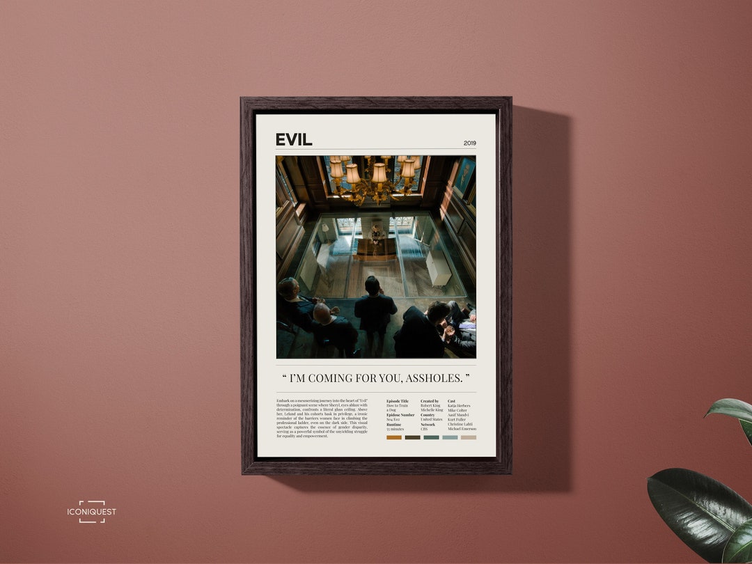 Evil 2019 TV Show Poster | Michelle King | Robert King | Mike Colter ...