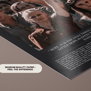 Hunger Games Poster | Iconic Three Finger Salute Scene | Vintage ...