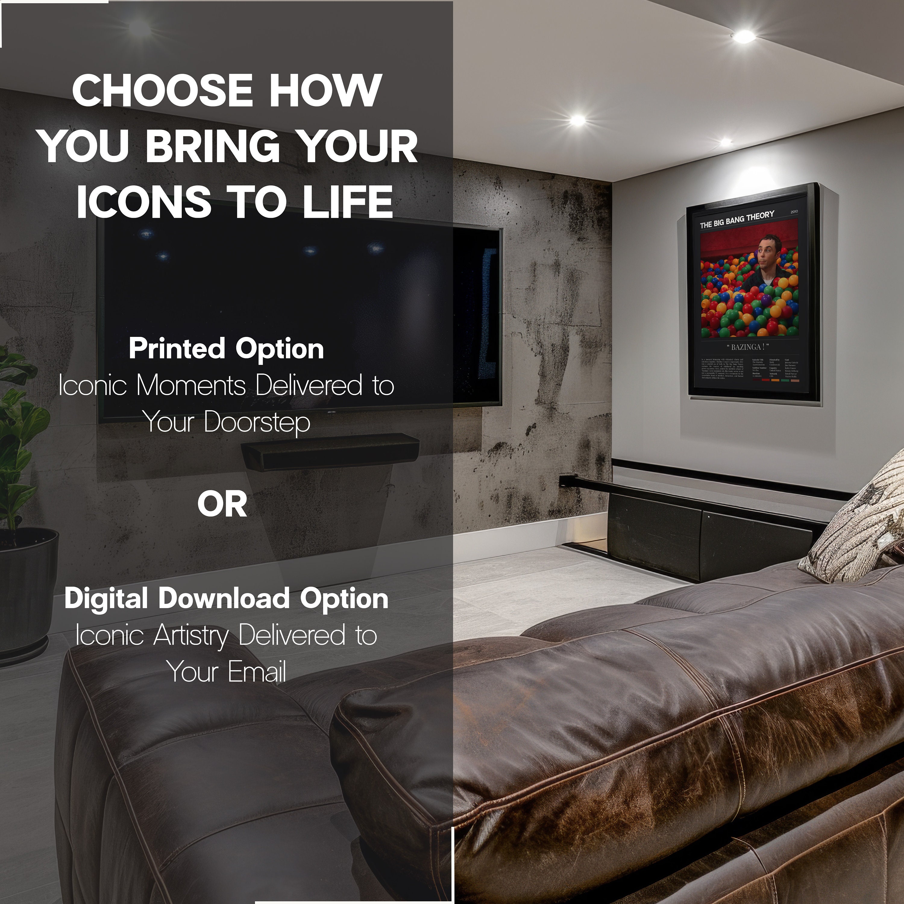 The Big Bang Theory Poster Bazinga Scene Sheldon Cooper Jim Parsons ...