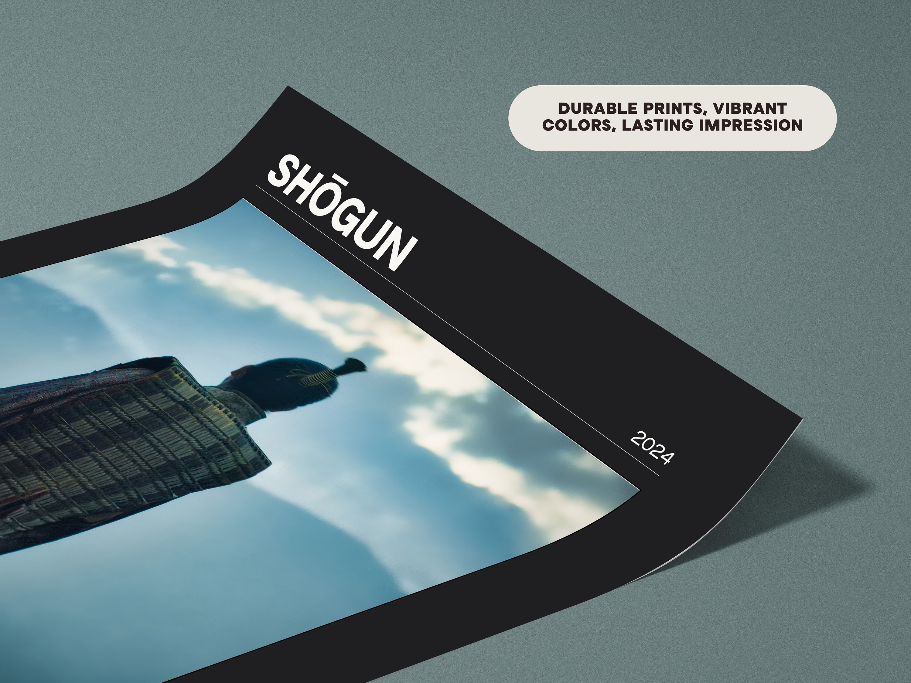 Shogun 2024 TV Show Poster | Yoshii Toranaga | Vintage Minimalist Art ...