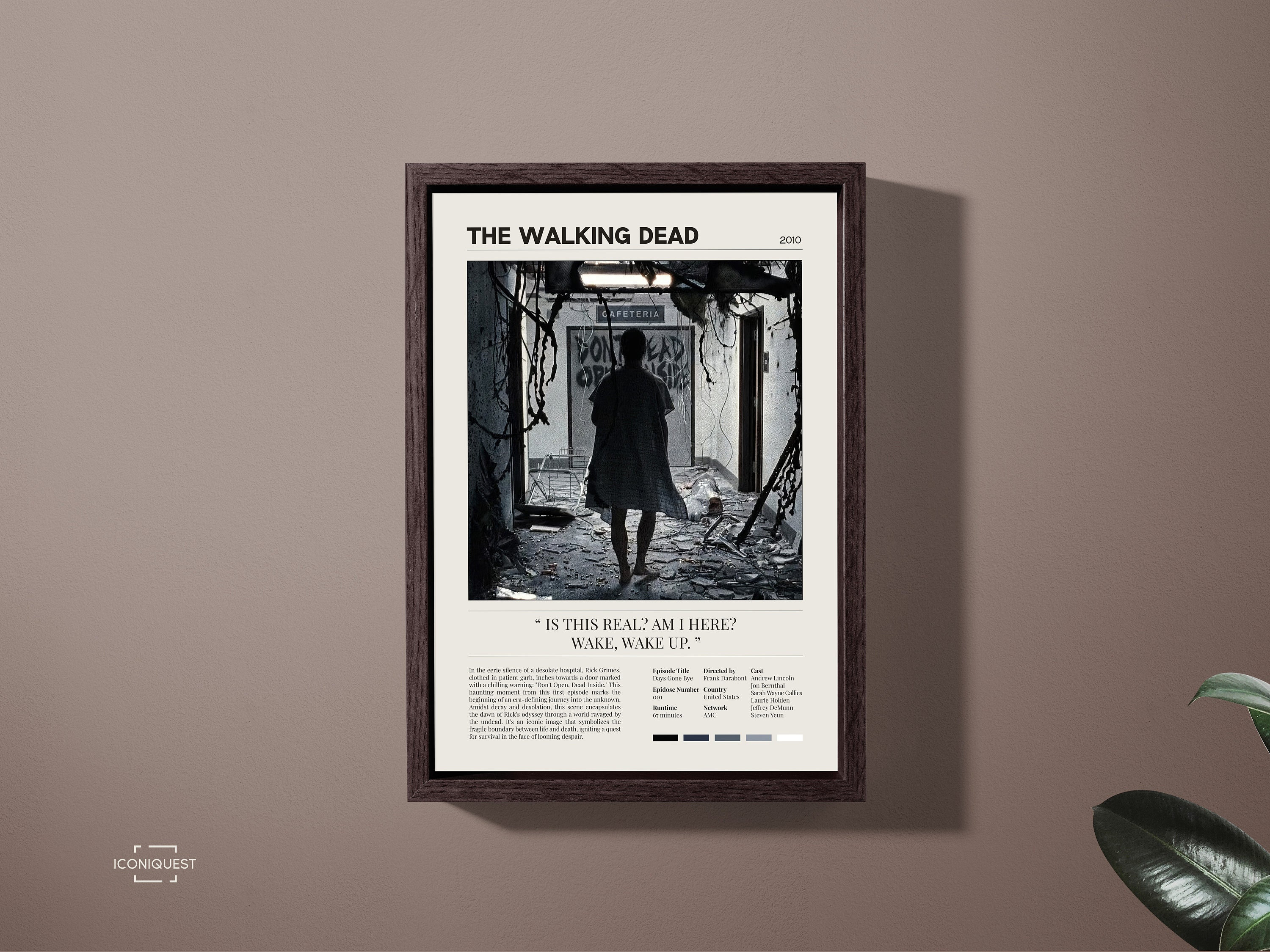 The Walking Dead TV Show Poster Days Gone Bye Rick Grimes Andrew ...