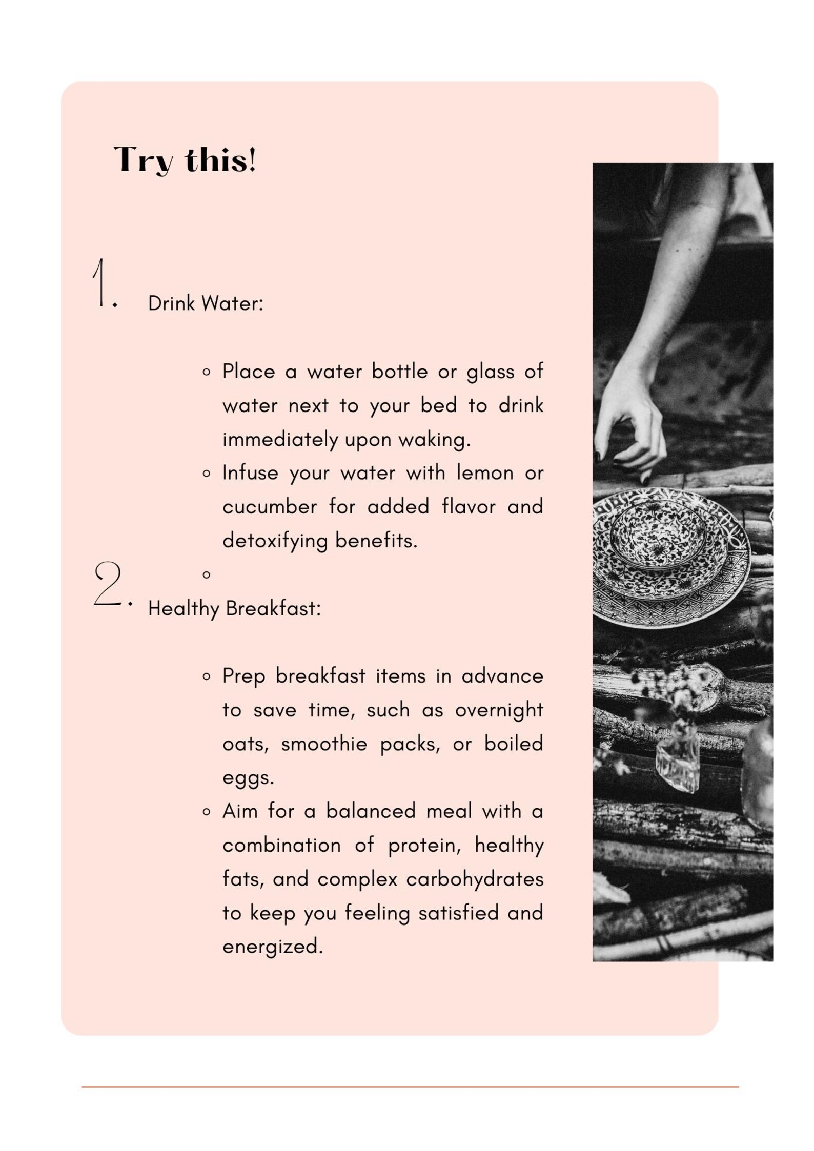 Morning Routine Tracker | Printable Habit & Ritual Planner | Daily ...