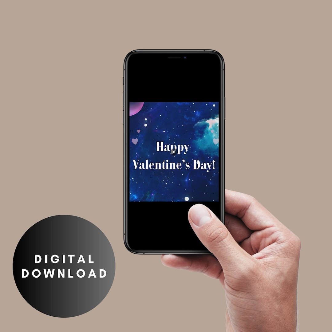 Editable Digital Valentine Card, Electronic Love Invite, Valentine ...