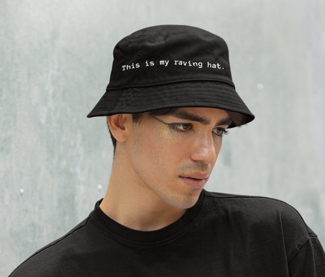 Rave Bucket Hat, Festival Bucket Hat, Techno Outfit, Techno Hat ...