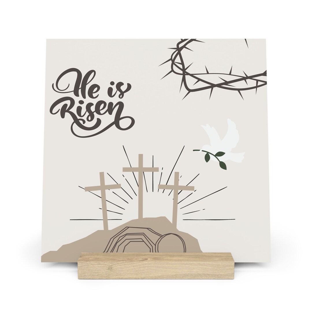 Empty Tomb Easter Decoration he is Risen Display Resurrection Easter ...
