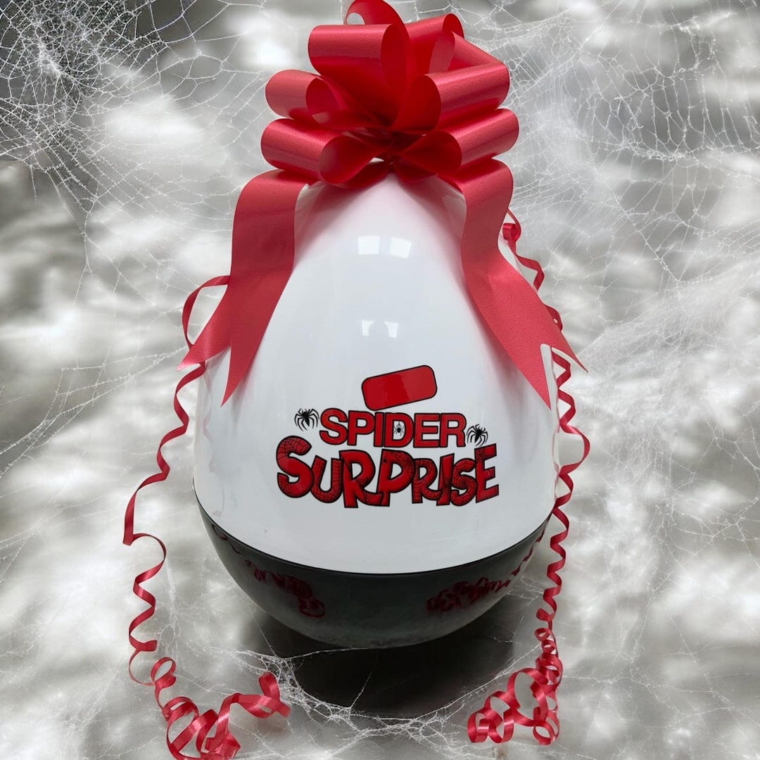 Spider Surprise Fillable Giant Easter Eggs | Personalised, Easter Gift ...
