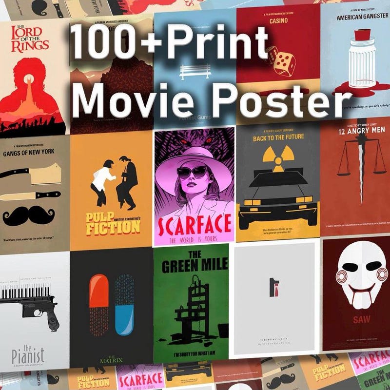 Movie Posters - Etsy