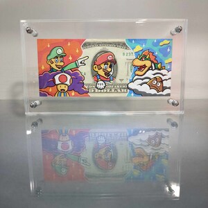 Dollar Art Drawing of Super Mario Signed by Chrisdollarart - Etsy