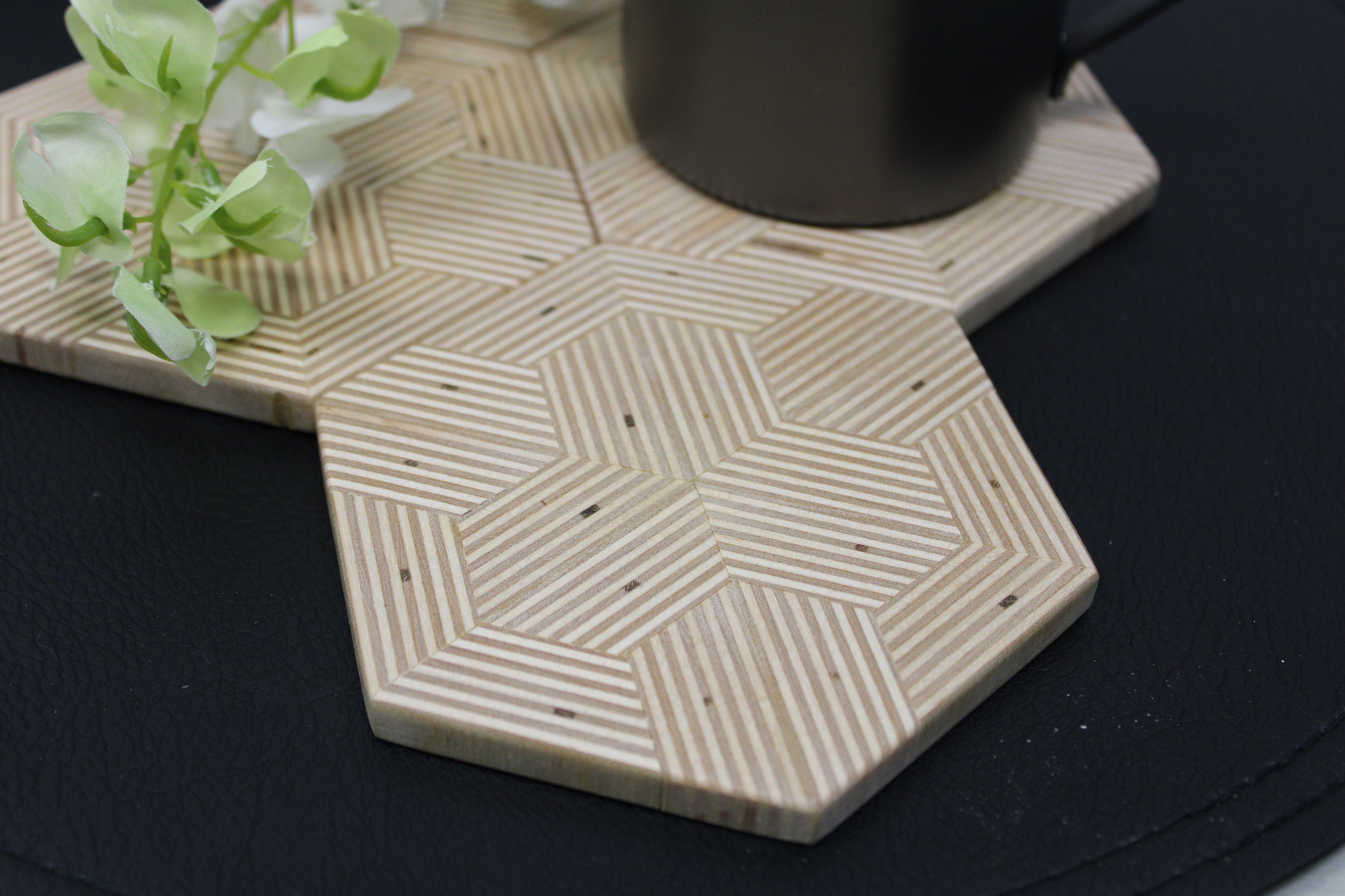 Patterned Plywood Coasters - Etsy