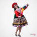 Traditional Peruvian Festive Costume - Colorful Andean Folk Dance ...