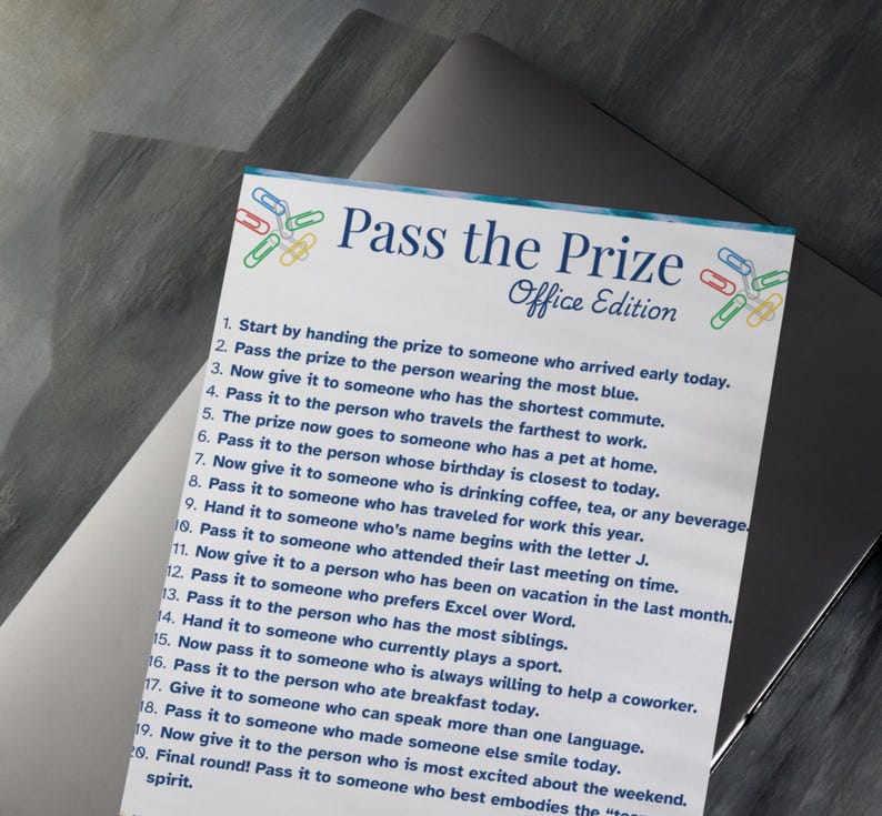 Team Building Games | Pass the Prize | Team Building | Employee ...