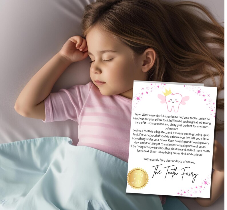 Tooth Fairy Letter | Letter From Tooth Fairy | Tooth Fairy Note | Tooth ...