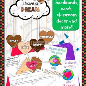 Martin Luther King Jr. Craft Activities for Black History Month & Civil ...