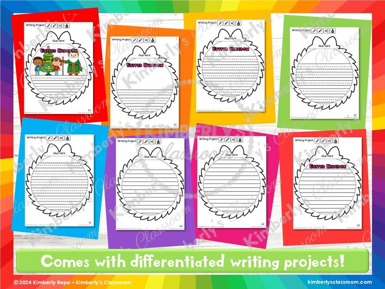 Christmas Around the World Wreath Craft, Readers & Holiday Writing ...