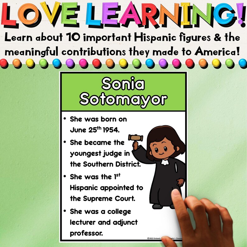 Hispanic Heritage Month Historical Figures Posters to Decorate Bulletin ...