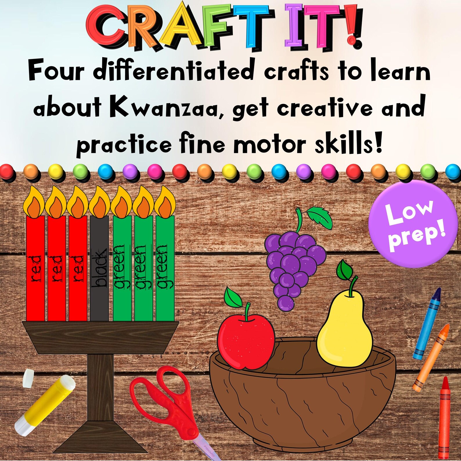 Kwanzaa Activities - Crafts, Worksheets, Emergent Readers, & Coloring ...