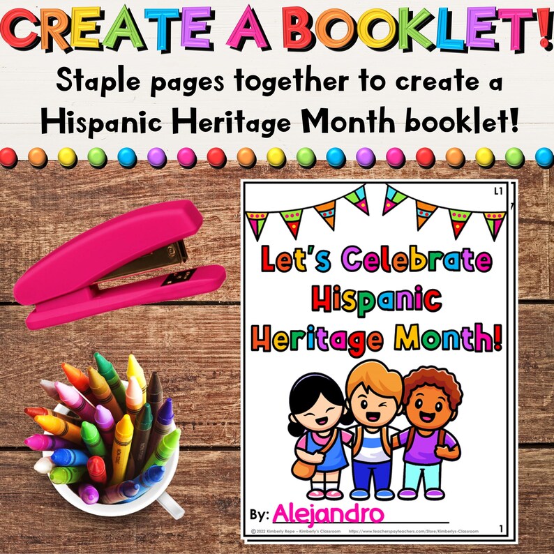 Hispanic Heritage Month Historical Figures Reading and Coloring Page ...