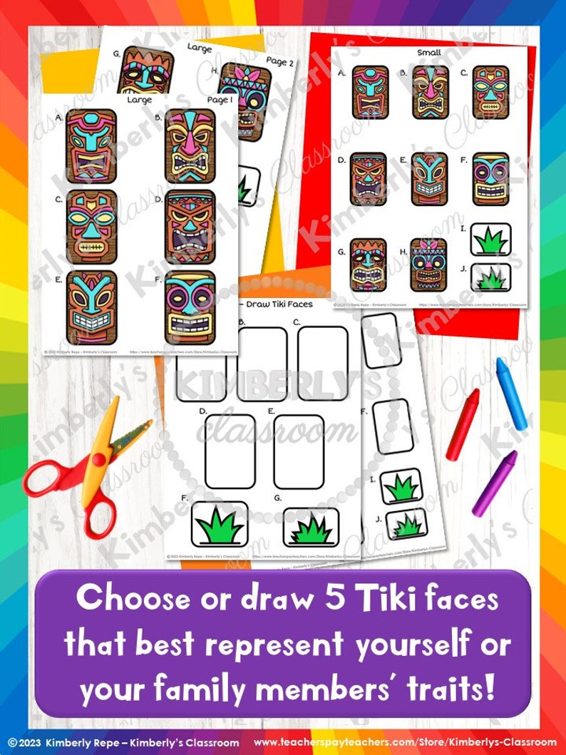 Hawaiian Tiki Pole Writing Crafts for Asian American & Pacific Islander ...