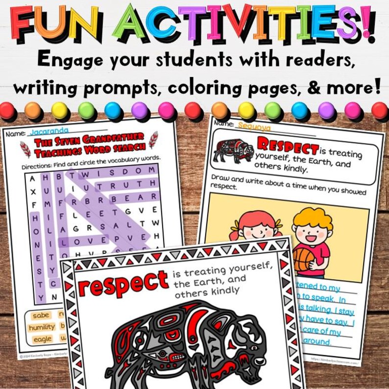 The Seven Grandfather Teachings Activities - Native American ...