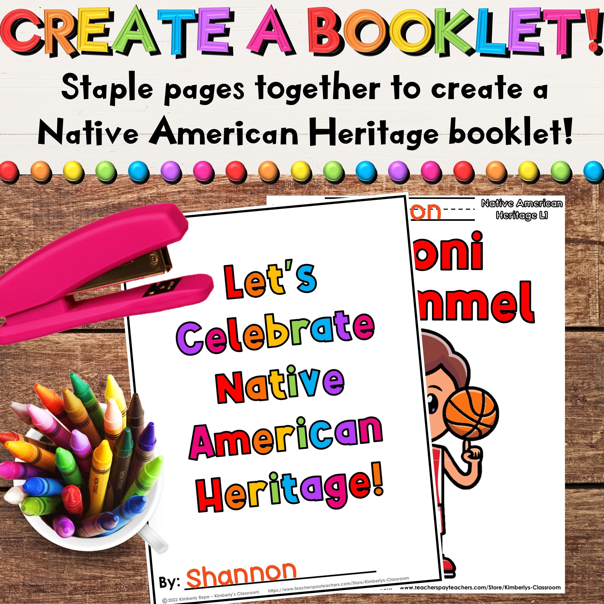 Native American Heritage Kids Posters Historical Figures Educational ...