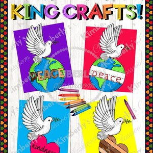 Martin Luther King Jr. Craft Activities for Black History Month & Civil ...