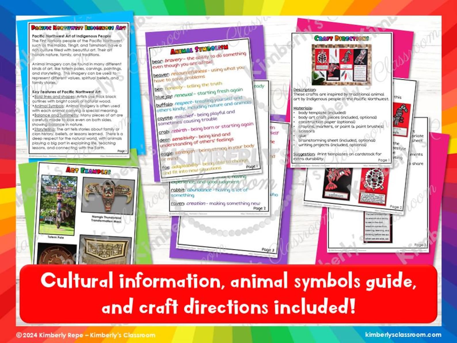 Indigenous Animal Crafts & Writing Activities | Native American Art ...