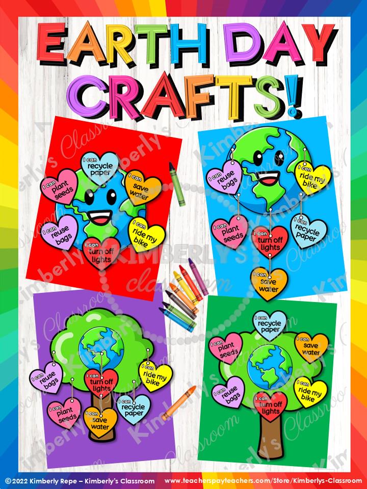 Earth Day Writing Crafts and Tree Activities for Recycling and World ...