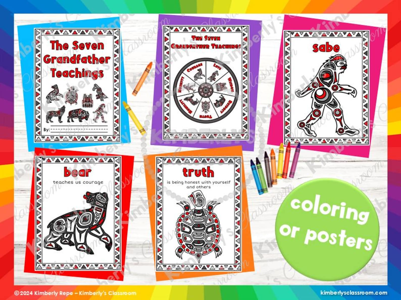 The Seven Grandfather Teachings Activities - Native American ...