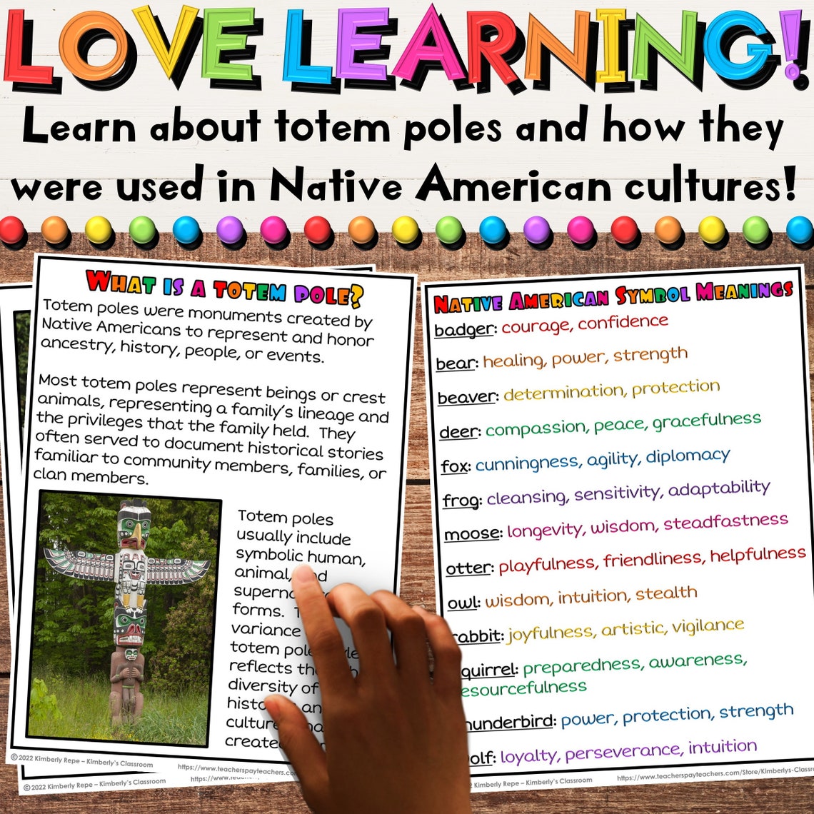 Native American Totem Pole Indigenous Writing Craft Activities ...