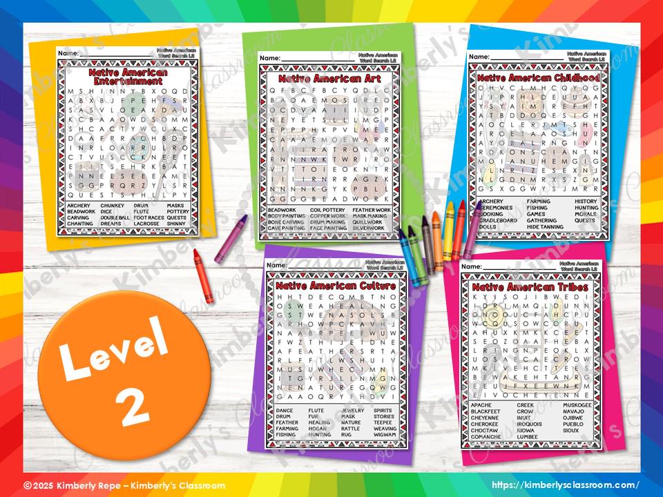 Indigenous People Word Search - Native American Heritage & First ...