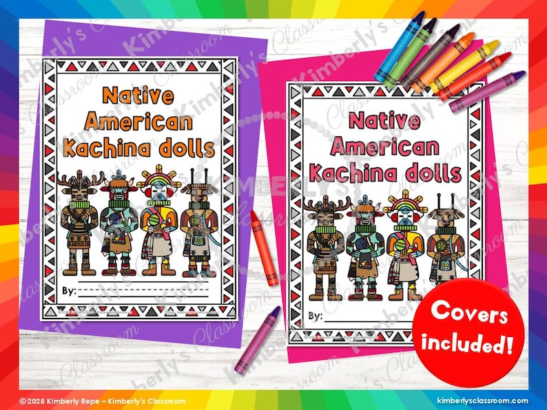 Native American Activities | Hopi Tribe Kachina Dolls Coloring Pages or ...